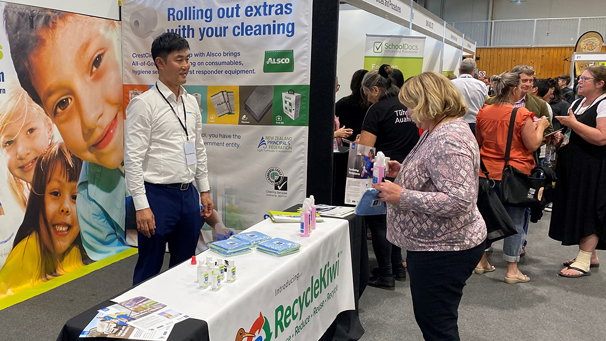 Sanitising products popular at NZSTA conference - CrestClean Franchises ...