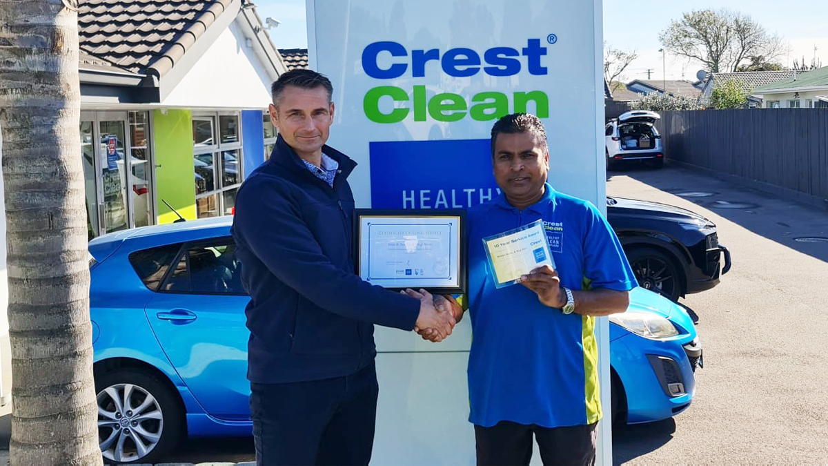 Binesh celebrates 10 years in business - CrestClean Franchises for Sale