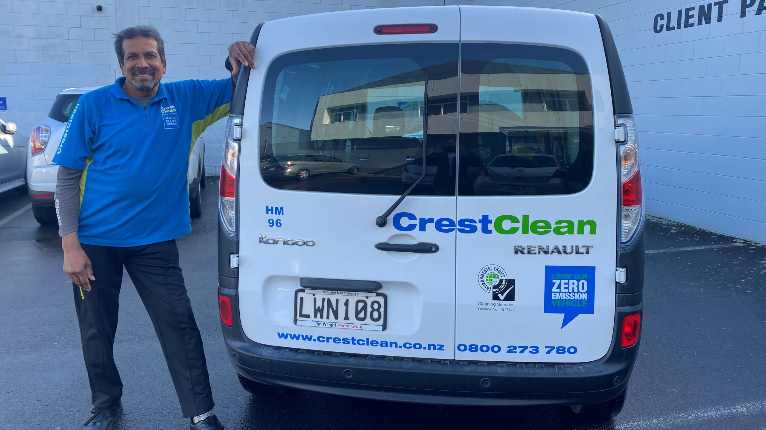 Electric van pays off for Waikato franchisee - CrestClean Franchises ...