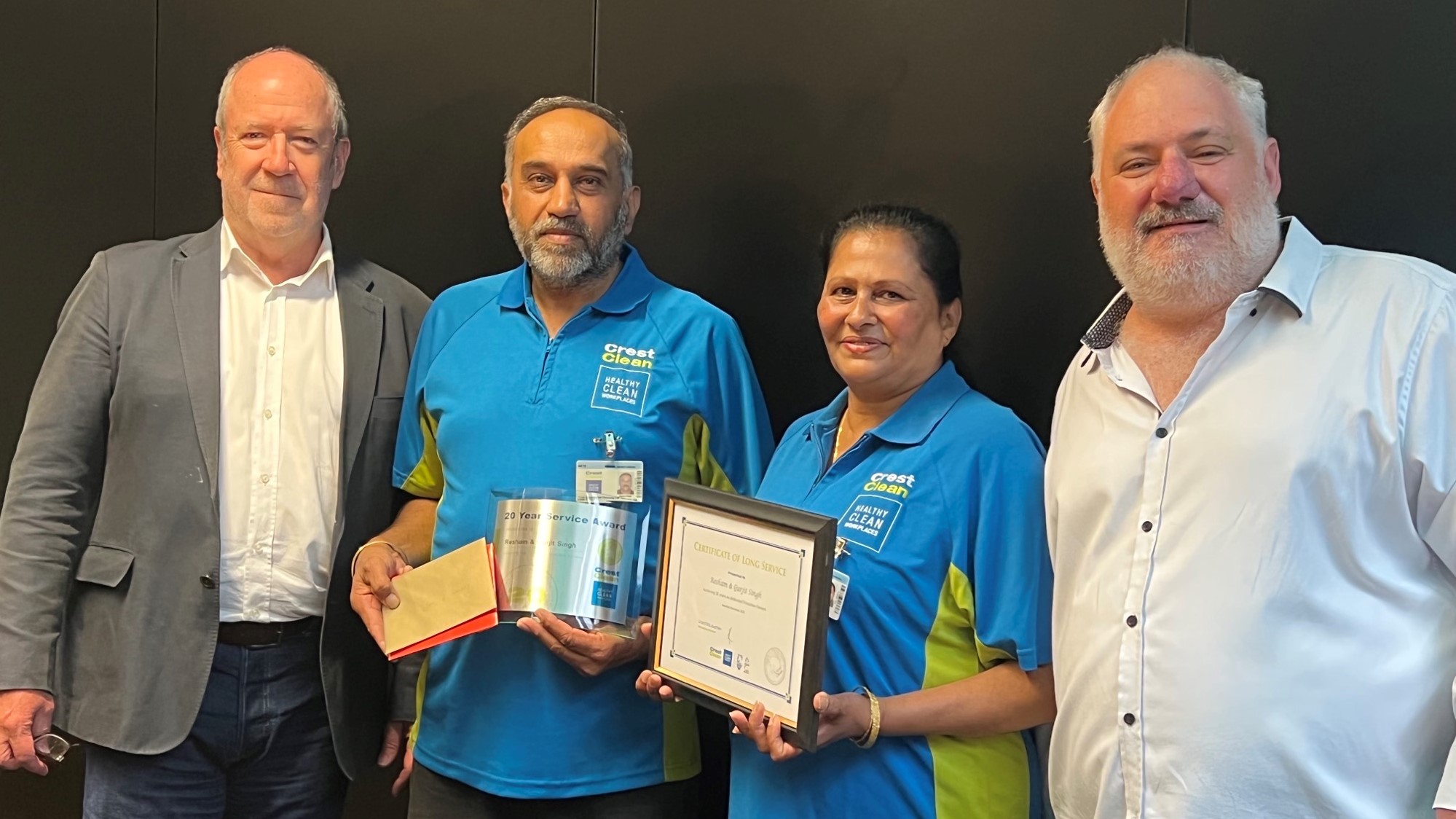 Resham & Gurjit celebrate 20 years with CrestClean! - CrestClean ...