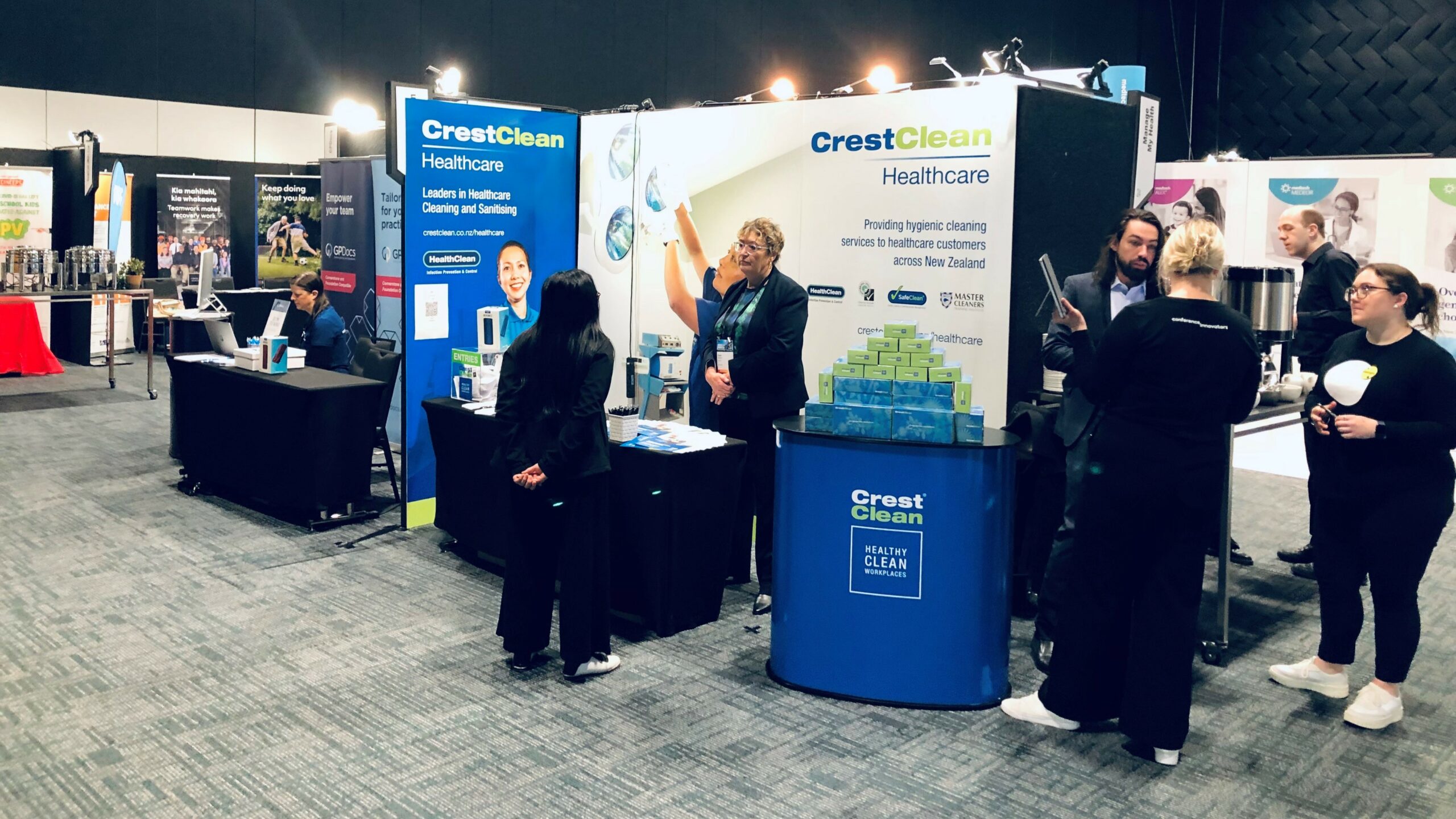 CrestClean shines at healthcare conference - CrestClean Franchises for Sale