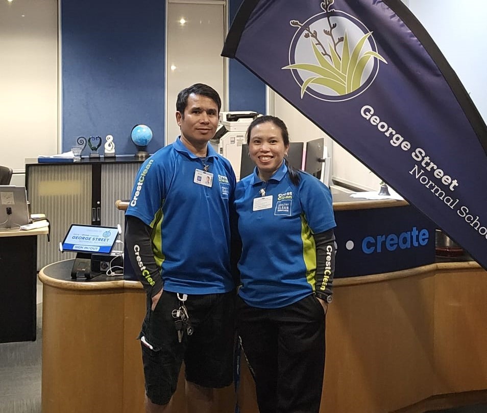 Dunedin franchise team makes positive impact at George Street Normal School