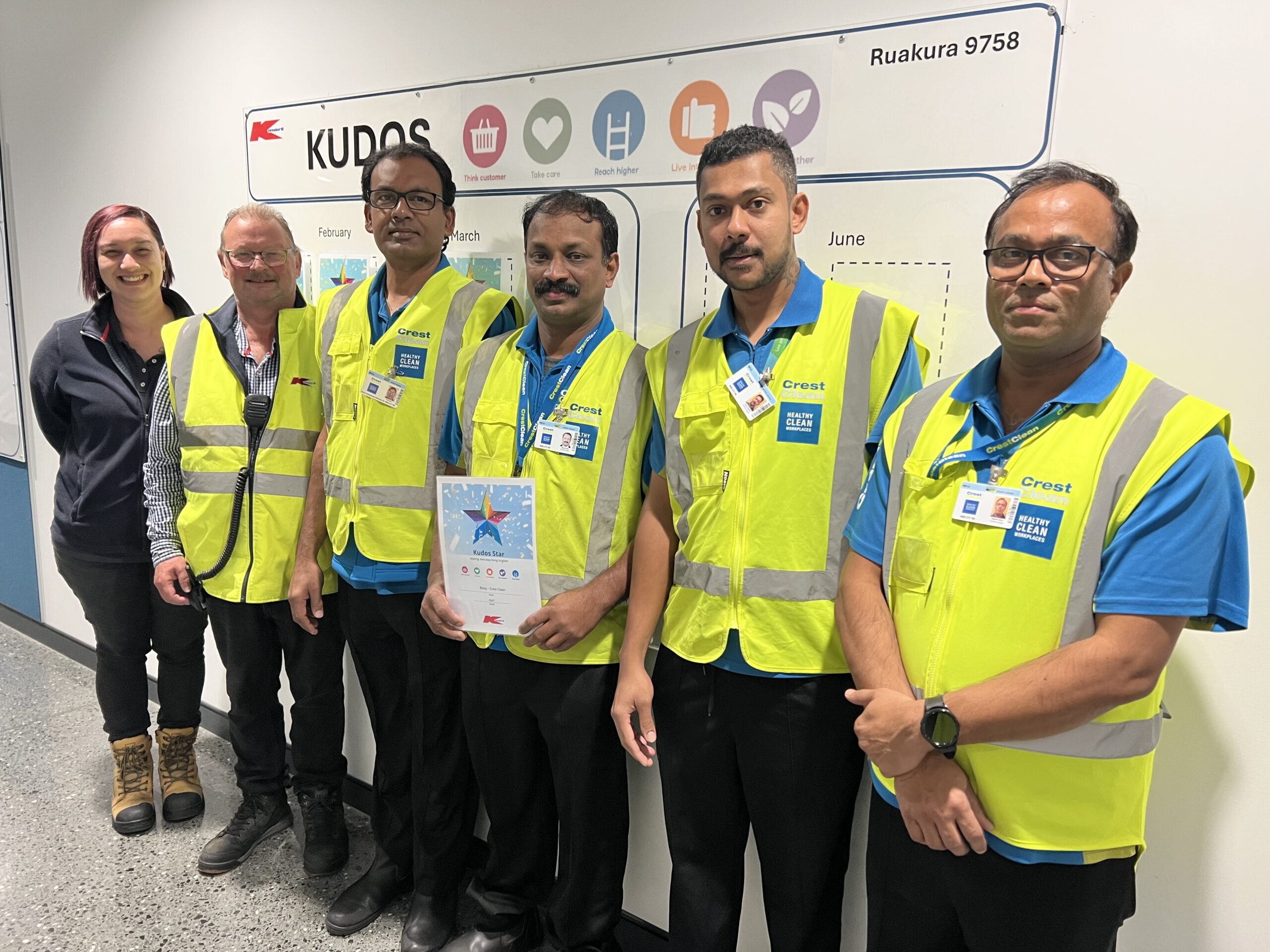 Binoy recognised as Team Member of the Month at Kmart Distribution Centre