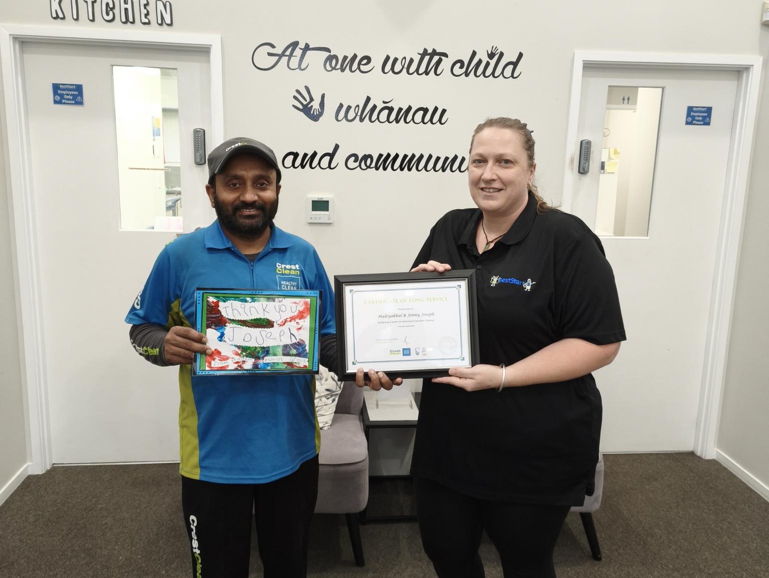 BestStart Kelvin Grove thanks Joseph for five years of going above and ...